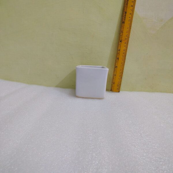 White Square Ceramic Planter | Buy Online India